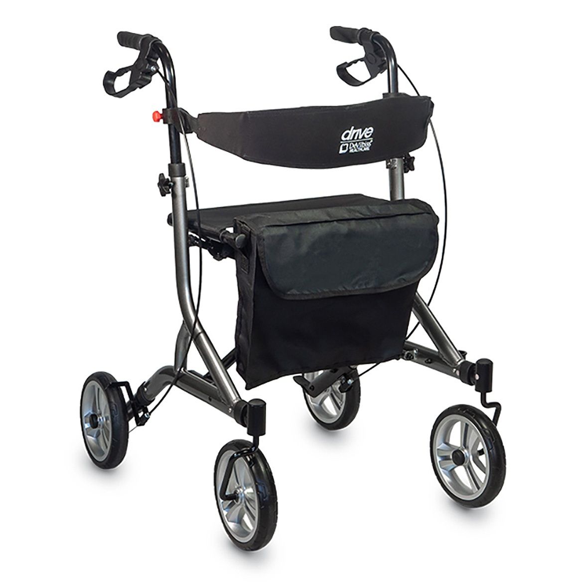 Déambulateur Rollator pliant 4 roues très léger Ultralight argent - DRIVE