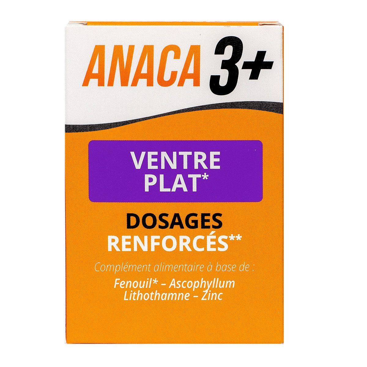 Anaca3+ Ventre Plat - 120 Gelules