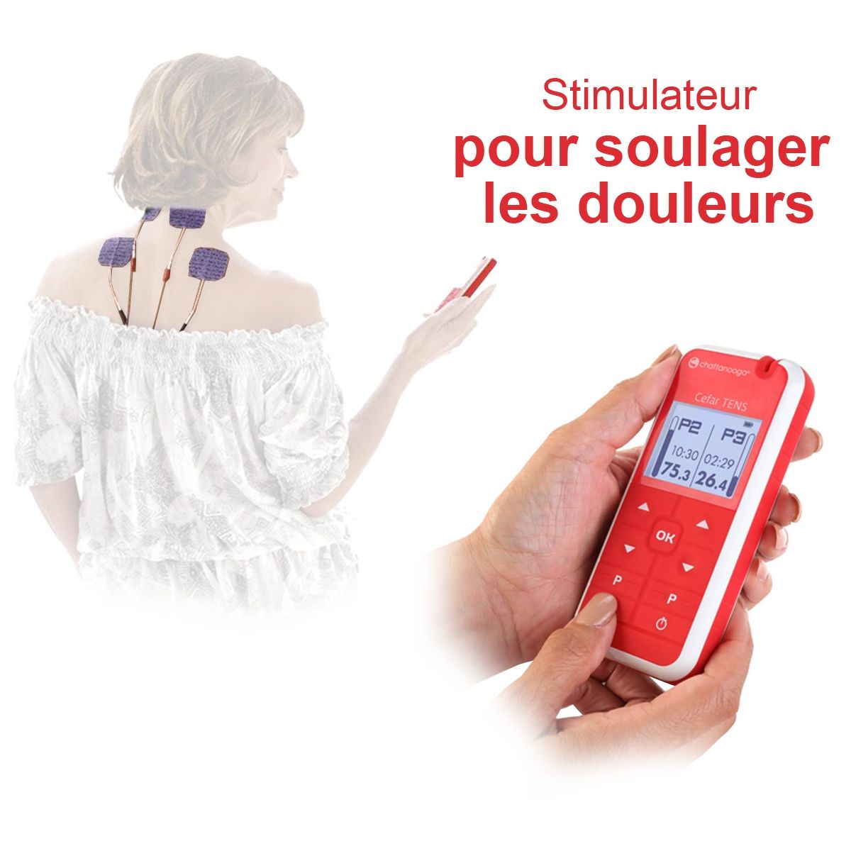 CHATTANOOGA - Stimulateur Anti Douleur et Musculaire Cefar Tens