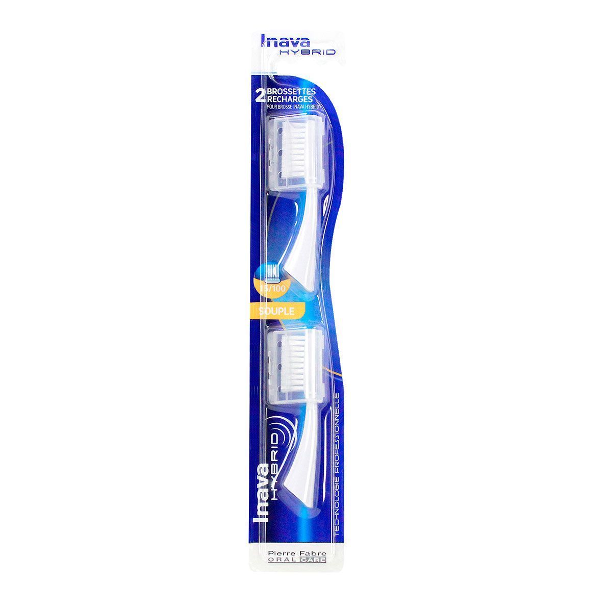 Brossette recharge Souple 5/100 - Brosse à dents électrique Inava ...