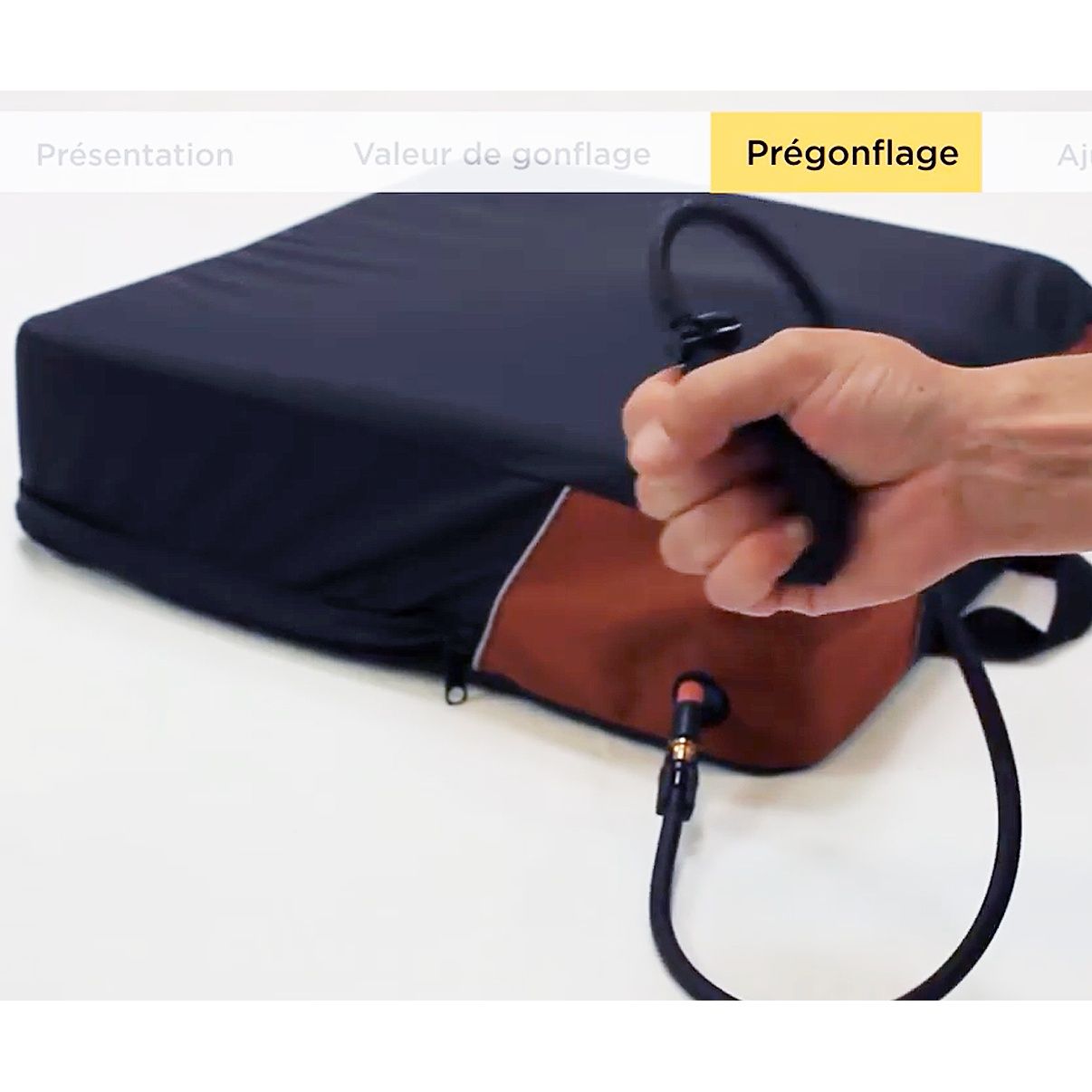 SYSTAM - Coussin anti-escarre - Polyair Confort - Hauteur 9,5 cm