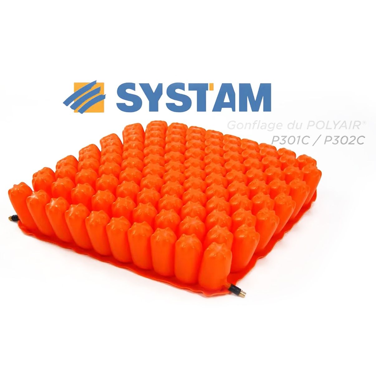 Coussin Anti-Escarres Polyair 60 - Hauteur 6 cm - SYSTAM