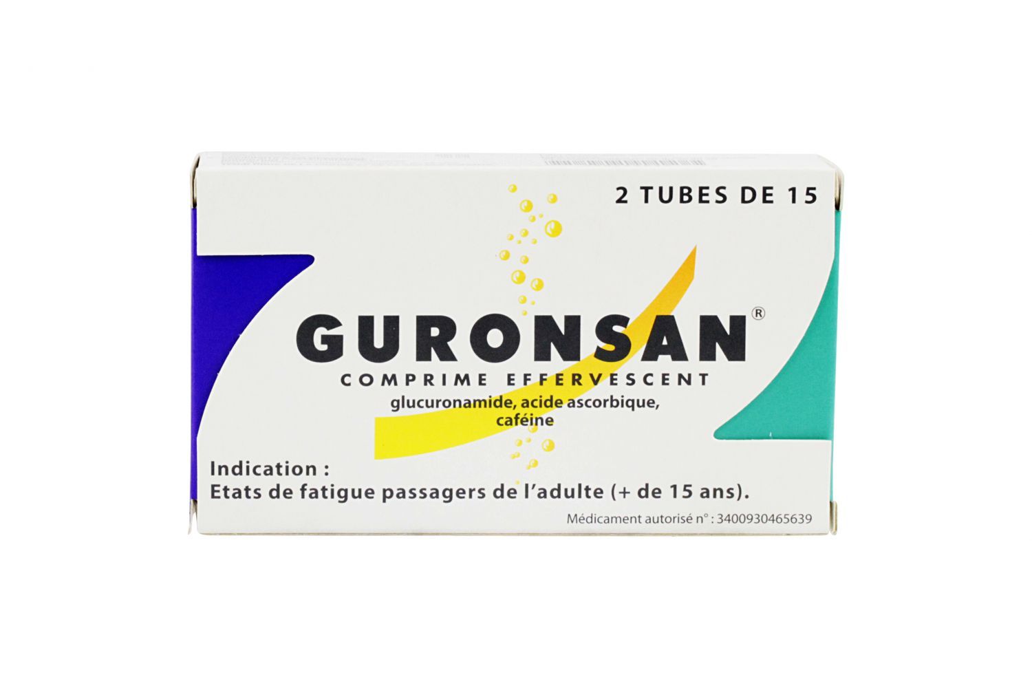 Guronsan - Fatigue passagère - 30 comprimés effervescents
