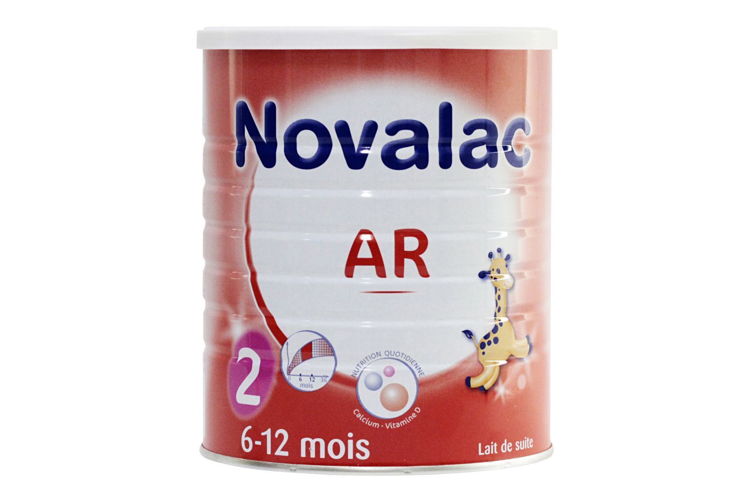 NOVALAC Lait en poudre 2e âge - Anti-regurgitation - Pot 800g