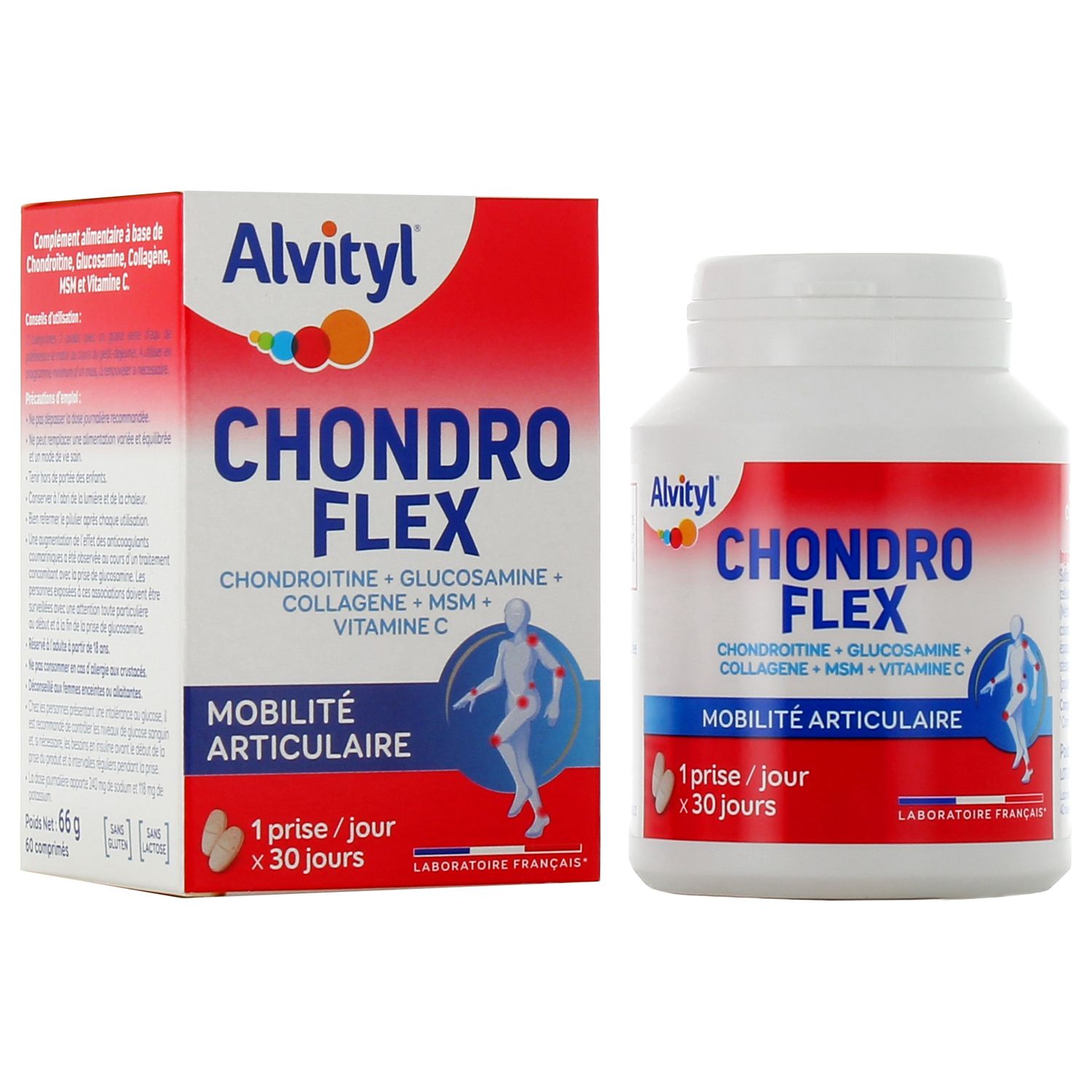 Govital Chondroflex - Mobilité articulaire - 60 comprimés - ALVITYL
