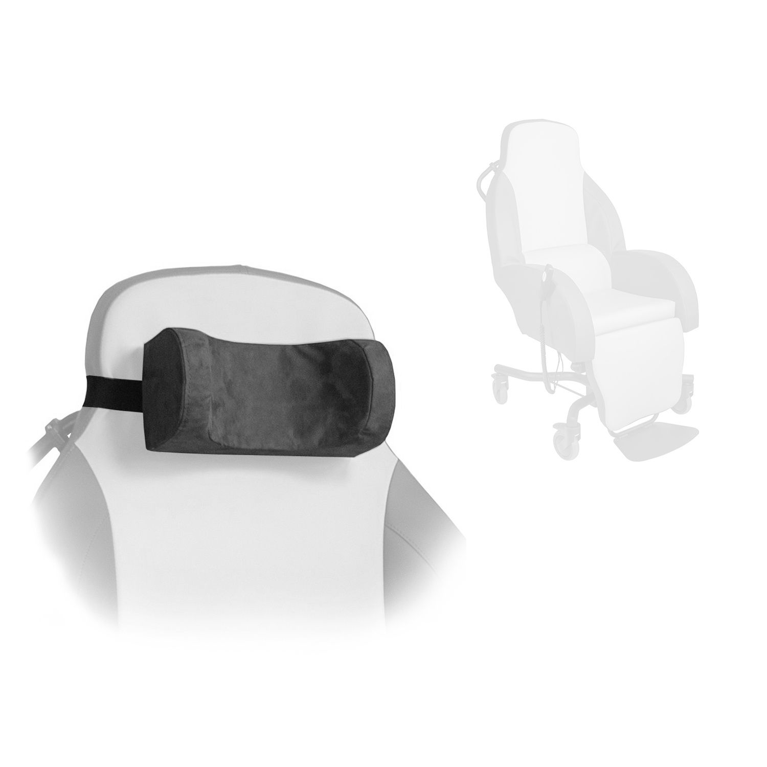 Appui tête ergonomique Gris Fauteuil à pousser Allure - INNOv'SA