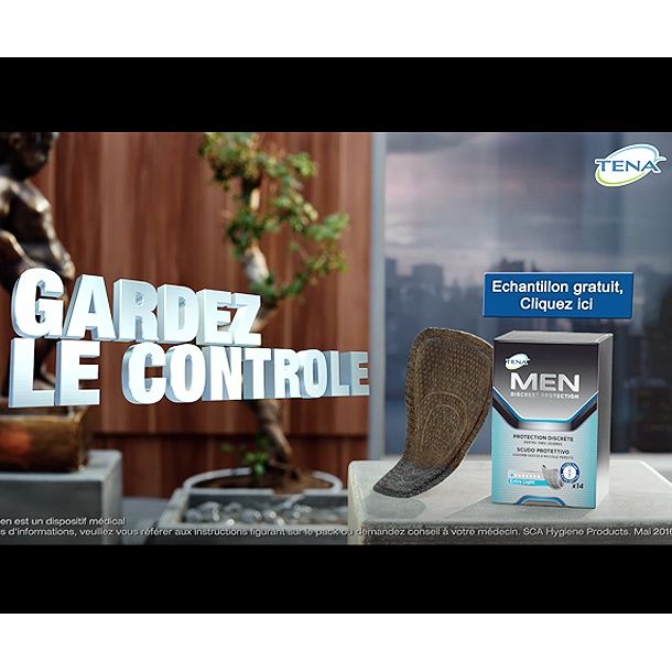Protection contre fuites urinaires masculines légères Tena Men Extra ...