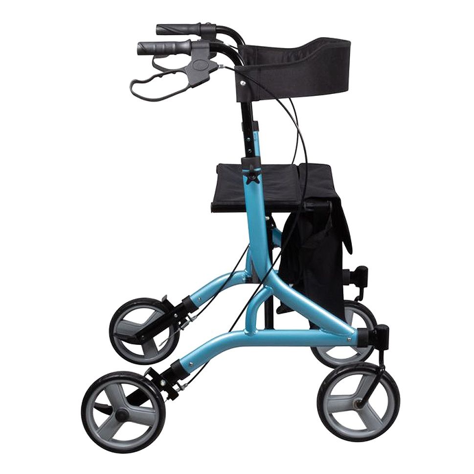 Déambulateur Rollator pliant 4 roues très léger Ultralight Bleu ciel ...